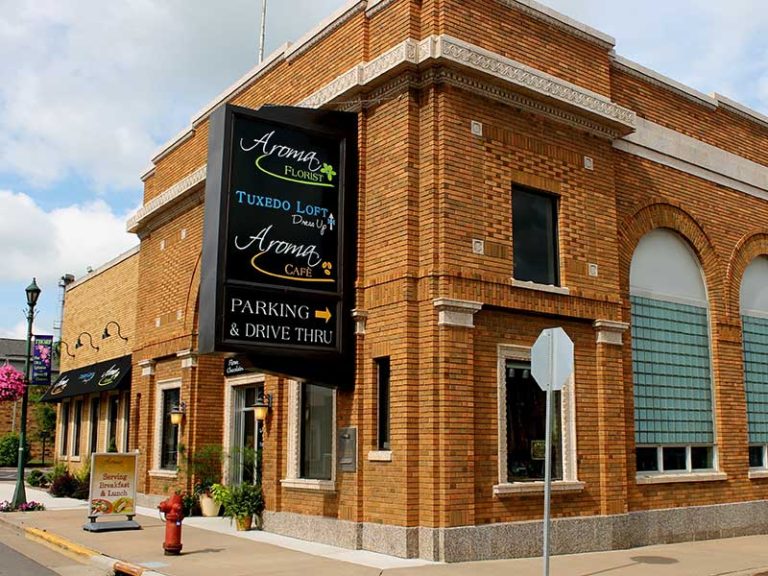 Contact - Aroma Cafe - Thorp, WI